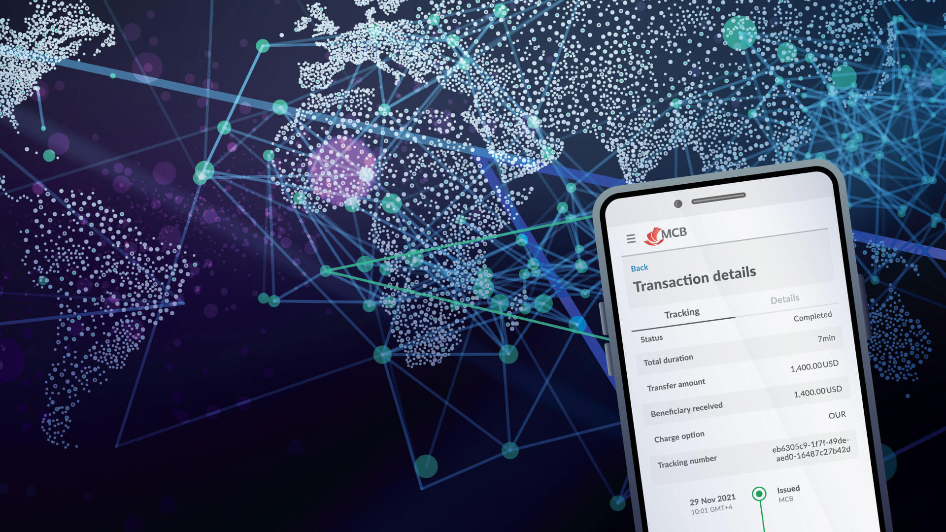 MCB launches its Swift GPI tracker for its Corporate customers